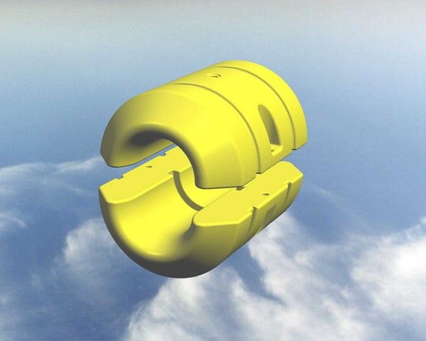 DSF Twin Boom soft foam hose, cable or pipeline floater
